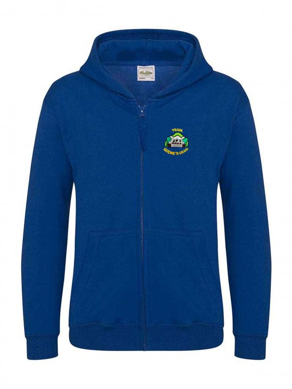 Godregraig Primary School Zipped Hoodie - Pethau Plant